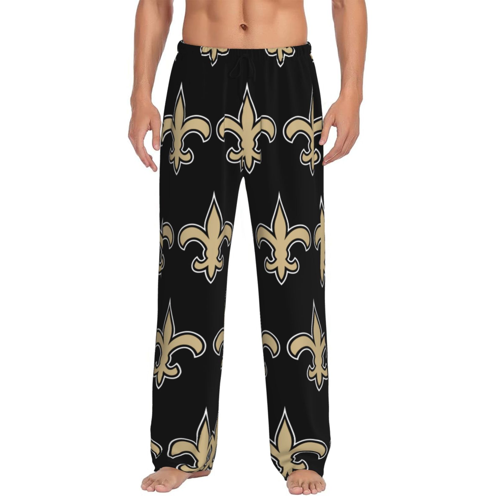 New_Orleans Football Team Men's Long Printed Soft Pajama Pants, Casual ...