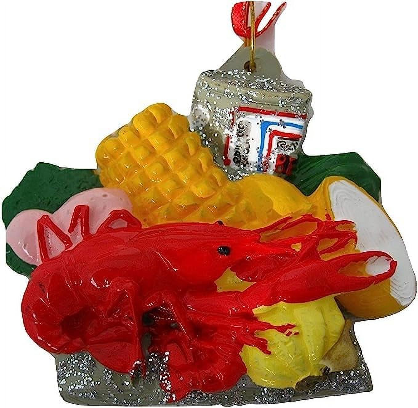 New Orleans Hand Painted Crawfish Lobster Boil Beer Corn on The Cob ...