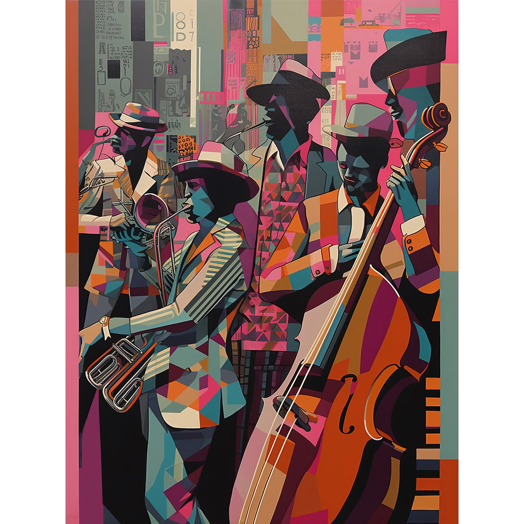 New Orleans Jazz Festival Musicians Warming Up in The City Street ...