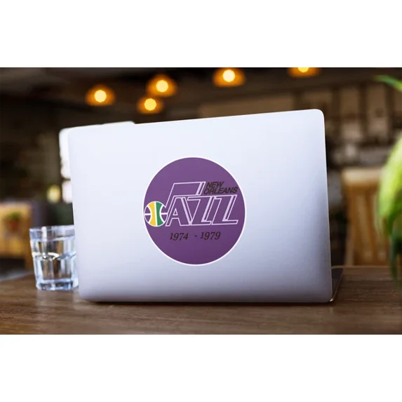 New Orleans Jazz Logo Sticker Phone Decal Water Bottle Stickers Car ...