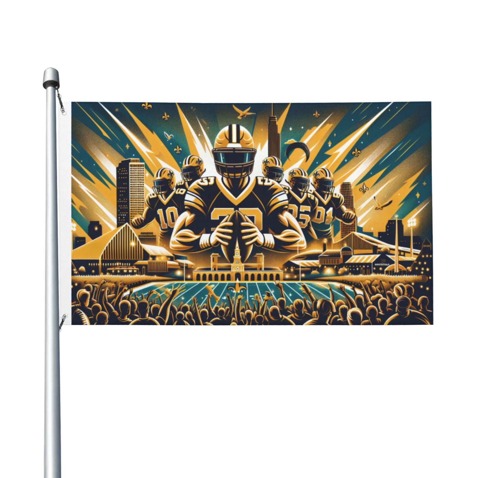 Saints Double Sided Outdoor Decorative Flag Support Flag Personalized ...