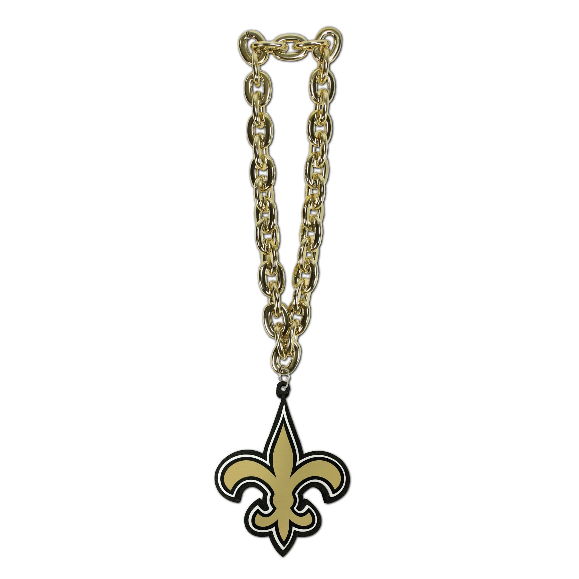 New Orleans Saints Oversized Superfan Chain Necklace - Walmart.com