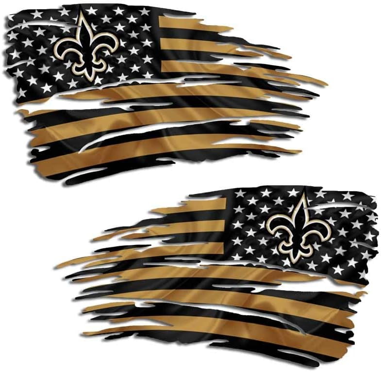 New Orleans Tattered Decal Set Louisiana Fleur De Lis Distressed ...