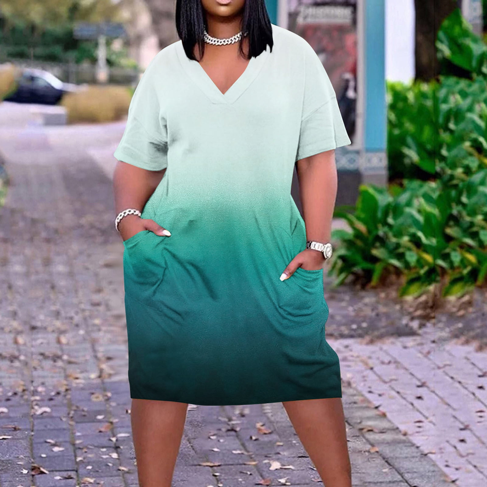 New Oversized Summer Dresses for Women 2025 Women Casual T-Shirt Dress ...