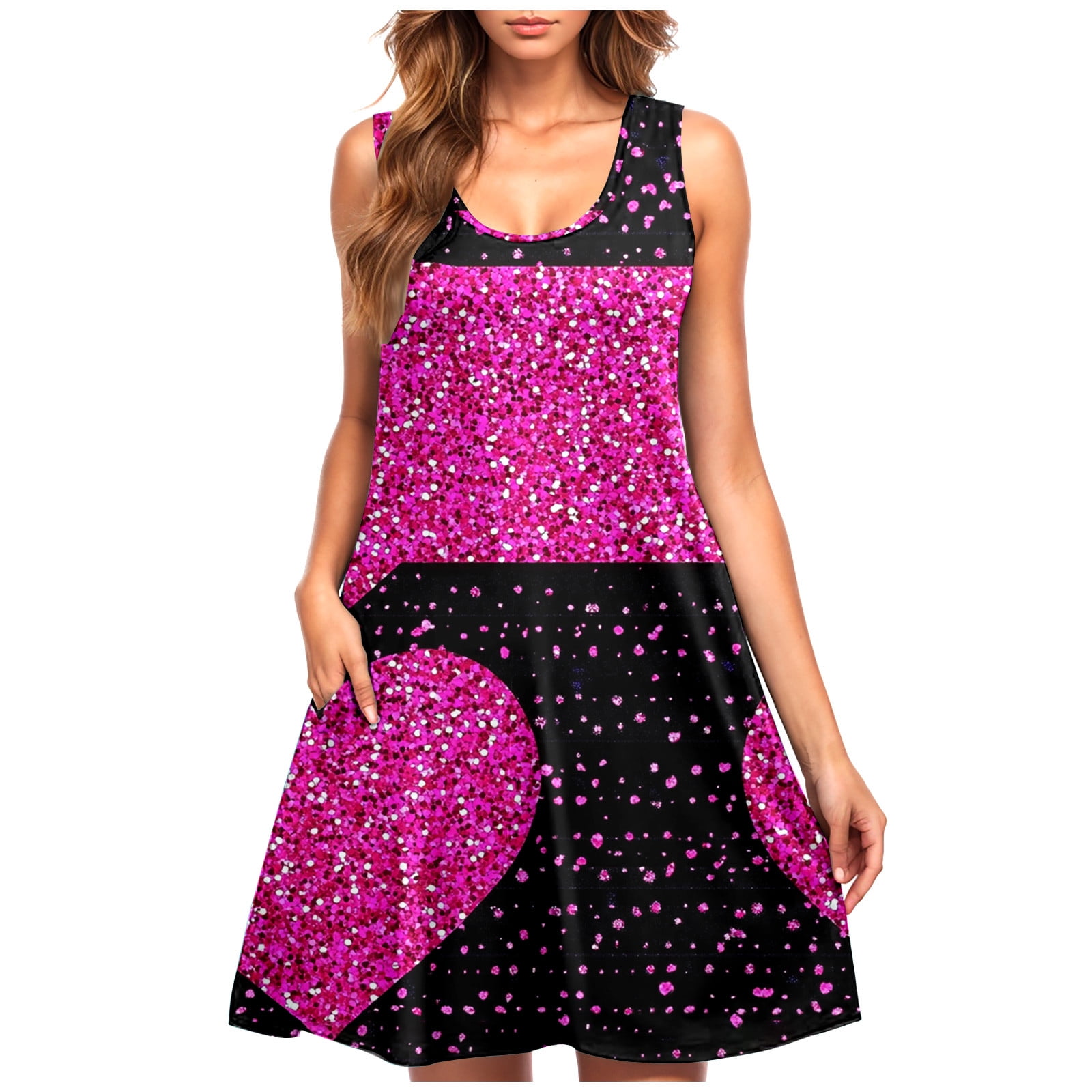 New Oversized Sundresses for Women 2025 Fashion Sleeveless Round Neck ...