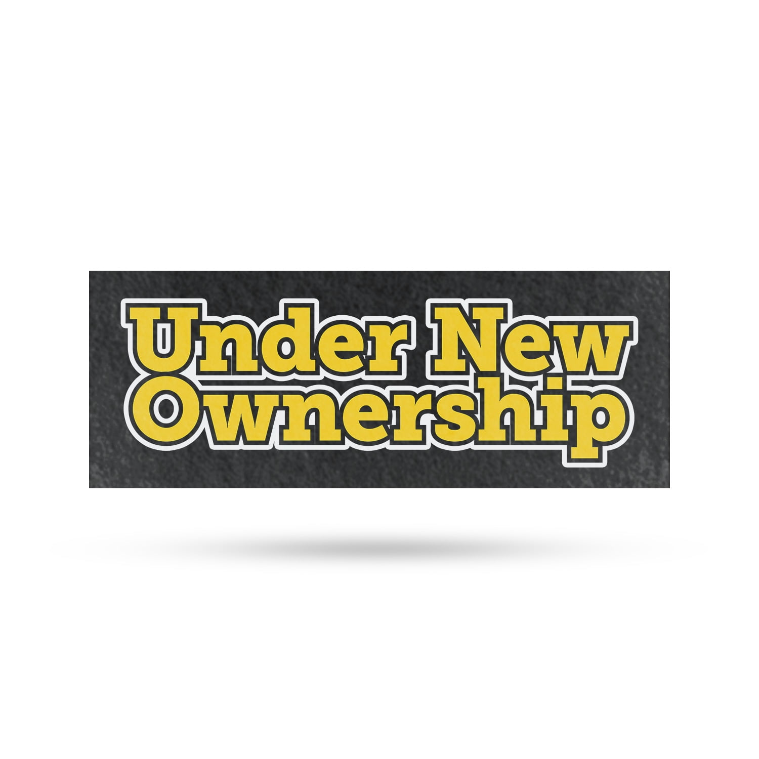 Under New Ownership Vinyl Decal 12 Inch x 5 Inch Weatherproof Heavy ...