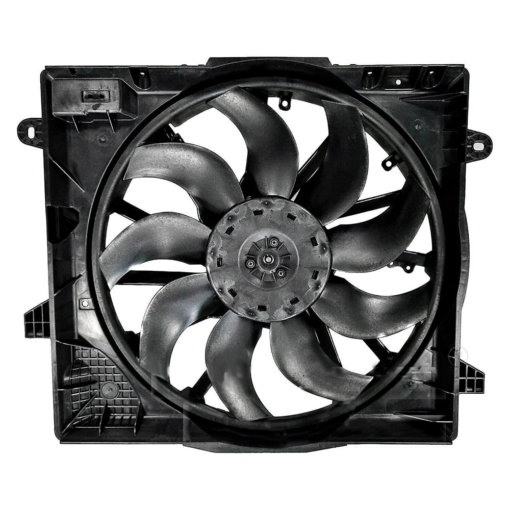 New PA GF Dual Radiator And Condenser Fan Compatible With Jeep ...