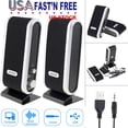 Tmalltide USB Powered Computer Speakers, 6W Stereo Sound, 3.5mm Jack ...