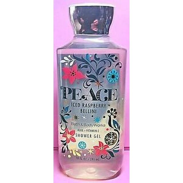 *New* PEACE / ICED RASPBERRY BELLINI ~ SHOWER GEL ~ Bath & Body Works ...