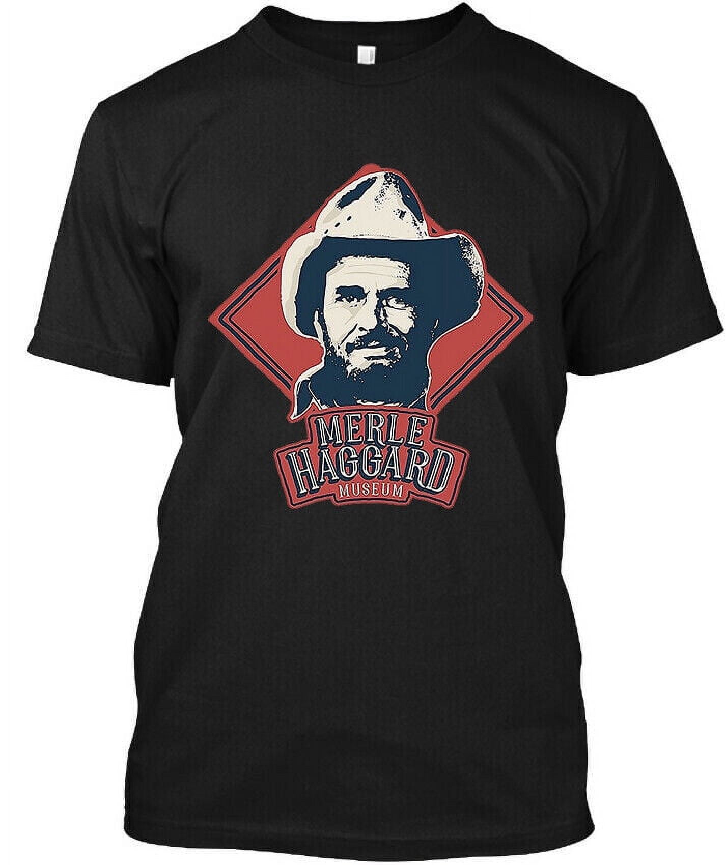 New POPULAR! Merle Haggard American Vintage Classic Retro Logo T-Shirt ...