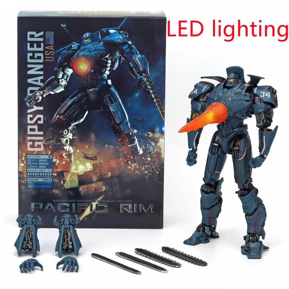 New Pacific Rim Anime Figures Striker Eureka Gipsy Danger Mech Action ...