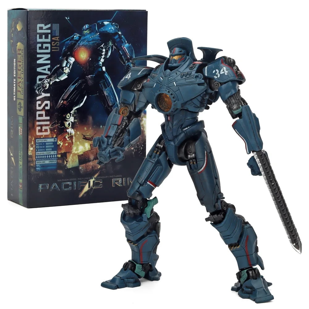 New Pacific Rim Anime Figures Striker Eureka Gipsy Danger Mech Action ...