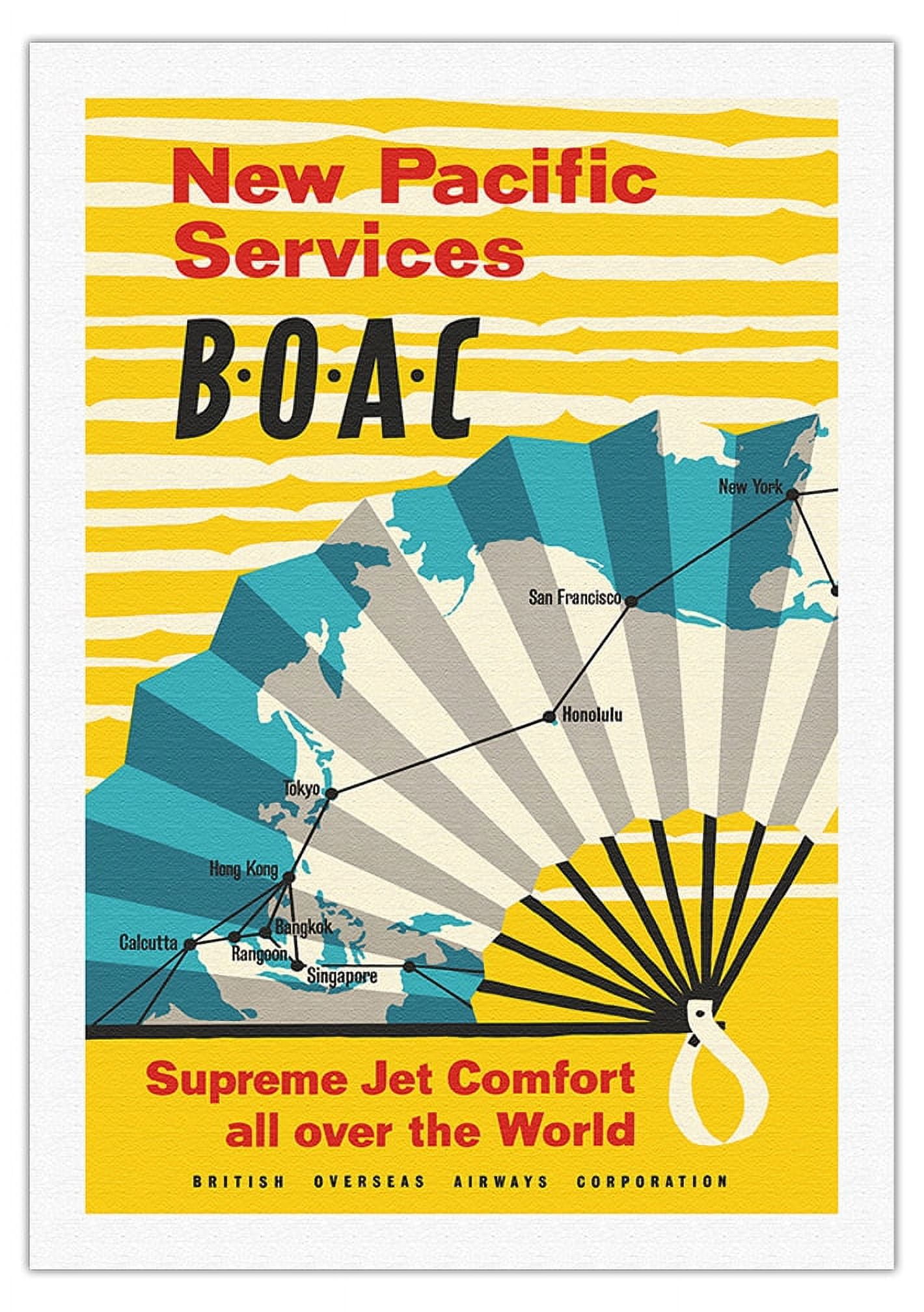 New Pacific Services - BOAC (British Overseas Airways Corporation ...