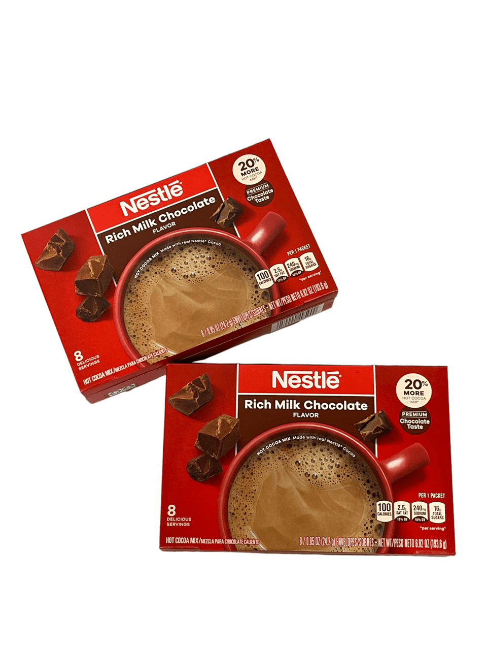 New Package! 20% More Nestle Classic Rich Milk Chocolate Flavor Hot ...