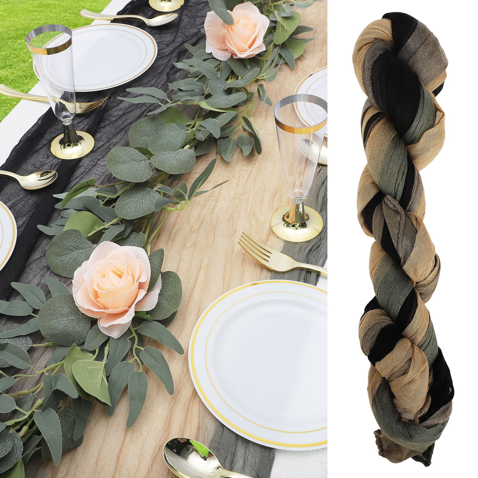 New Pad Dye Style Gauze Cheese Cloth And Bohemia Table Decoration For ...