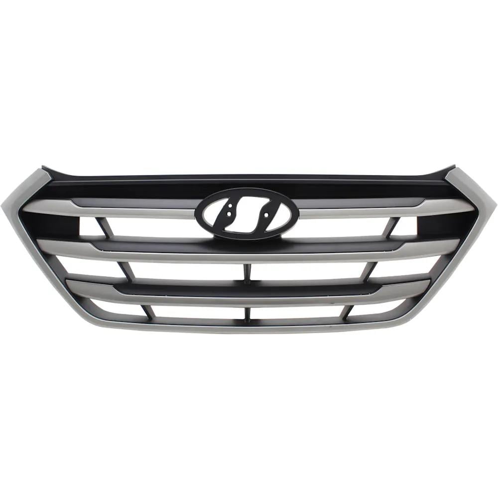 New Painted Silver Grille Assembly Compatible With Hyundai Tucson SEL ...