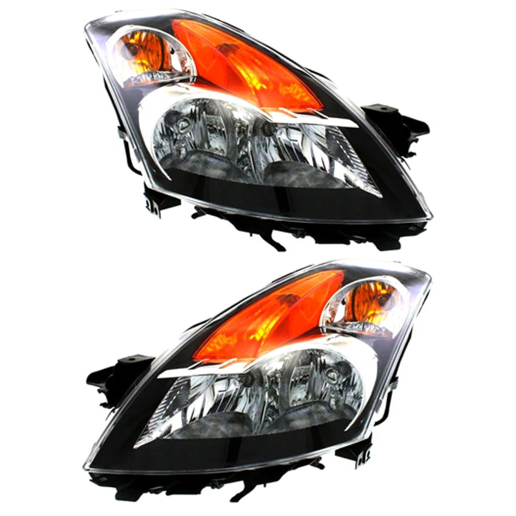 New Pair Of Halogen Headlight Compatible With Nissan Altima S Sedan 4 ...