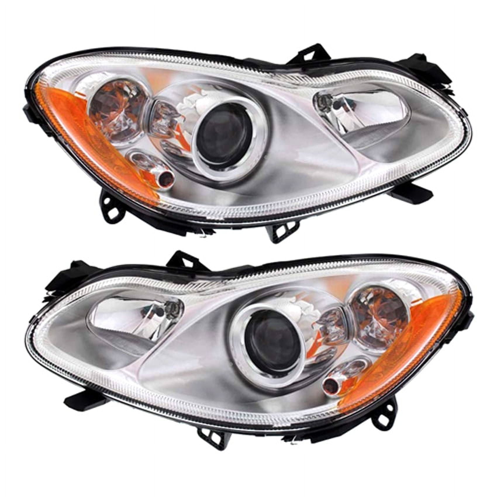 New Pair Of Halogen Headlight Compatible With Smart Fortwo Brabus Pure ...