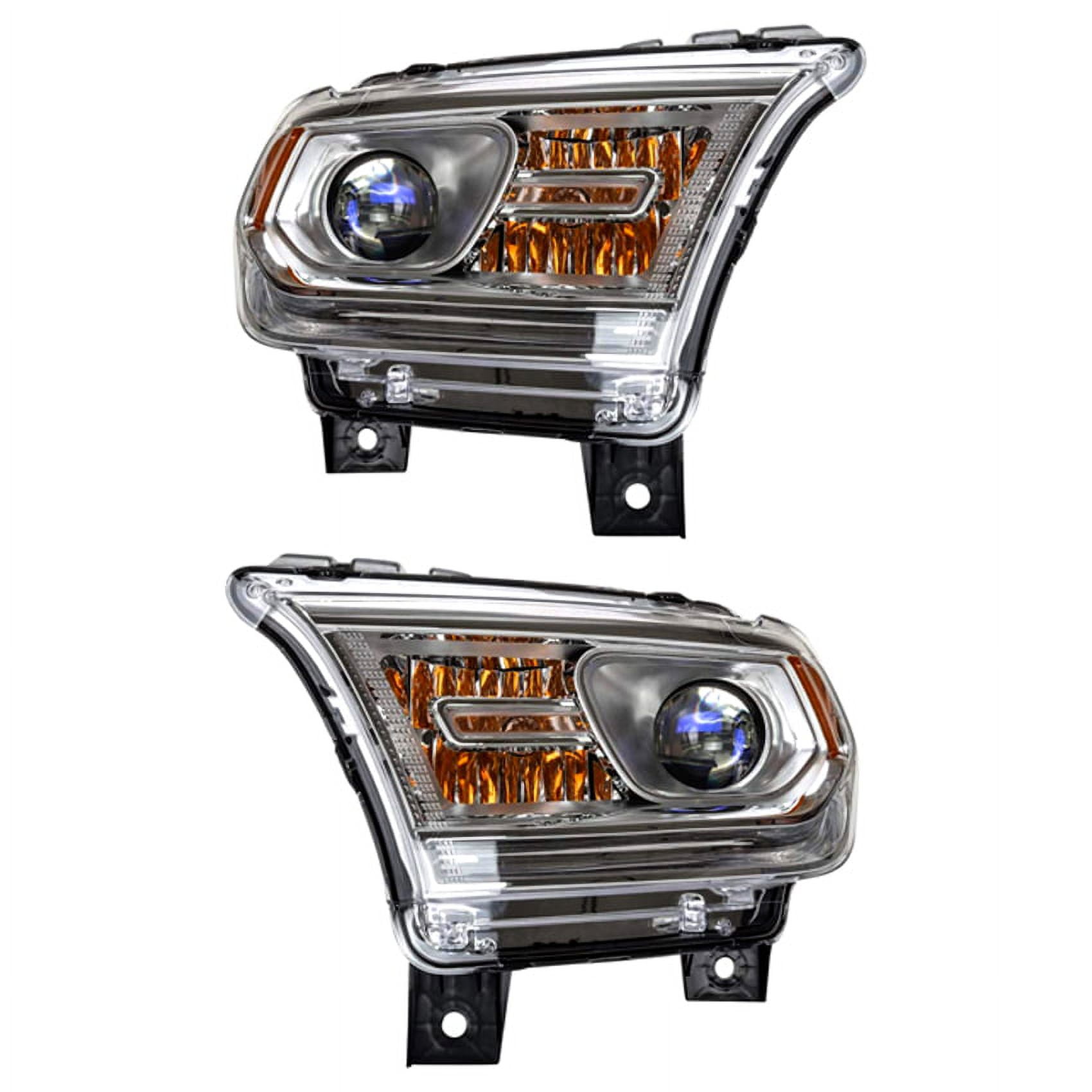 New Pair Of Halogen Headlights Compatible With Dodge Durango Special ...