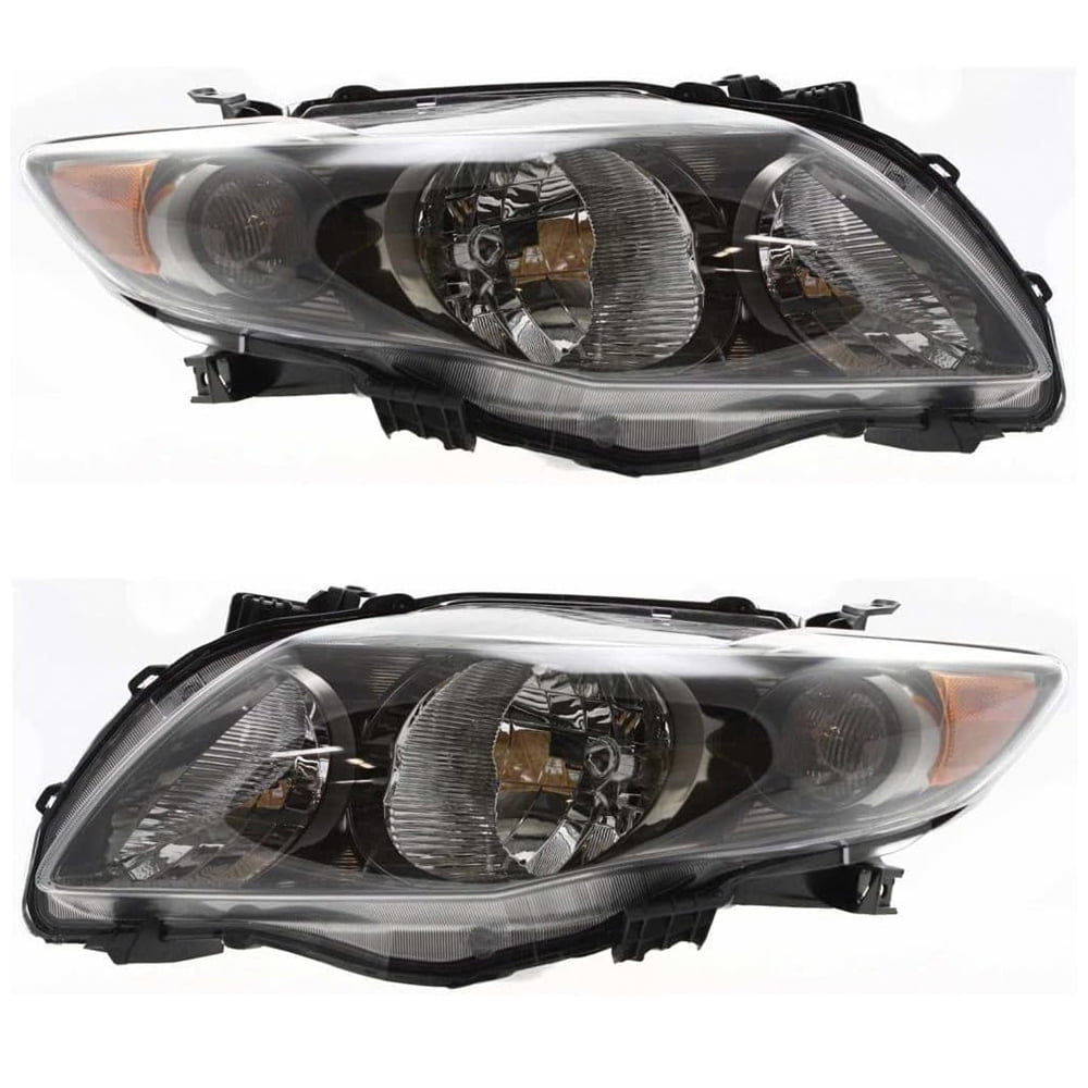 New Pair Of Halogen Headlights Compatible With Toyota Corolla XRS Sedan ...