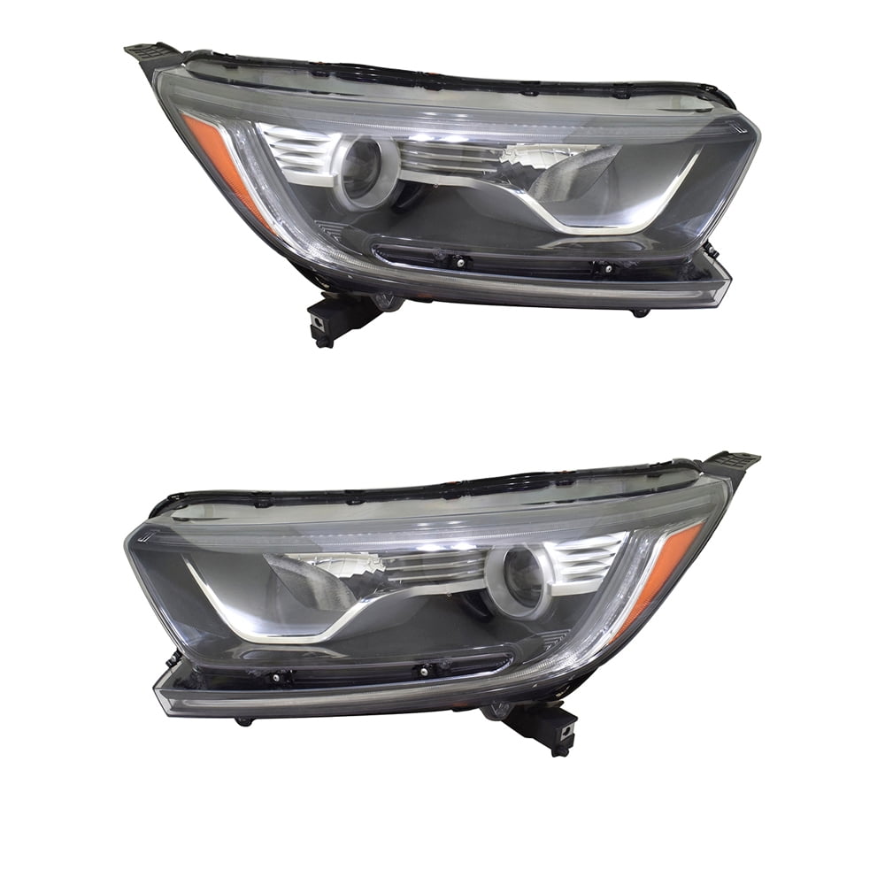 New Pair Of Halogen Headlights Compatible With Honda Cr-V Ex-L Sport ...
