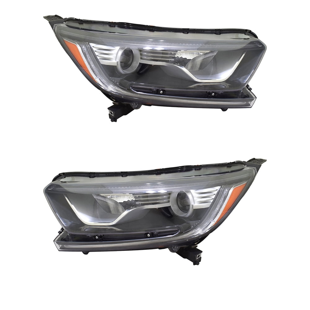 New Pair Of Halogen Headlights Compatible With Honda Cr-V Ex Sport ...