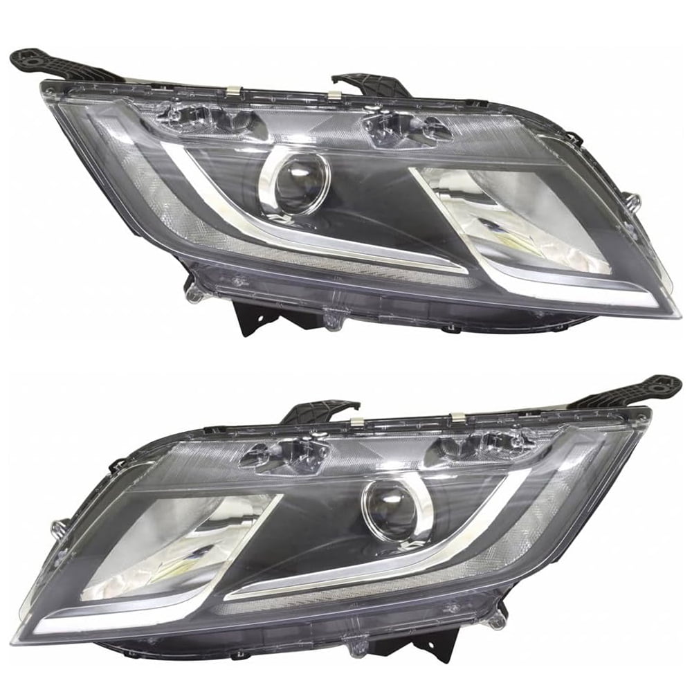 New Pair Of Halogen Headlights Compatible With Honda Odyssey Lx Mini ...