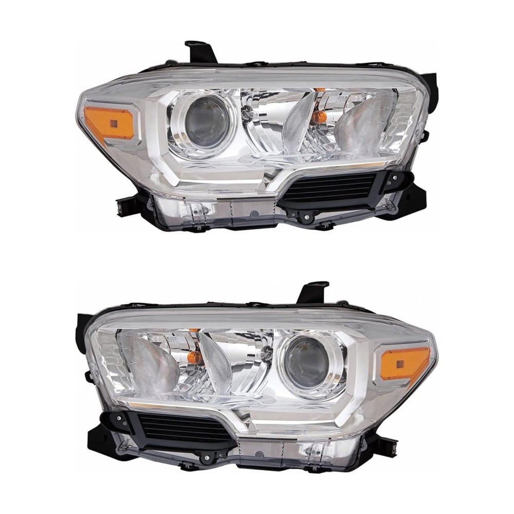 New Pair Of Halogen Headlights Compatible With Toyota Tacoma Sr ...