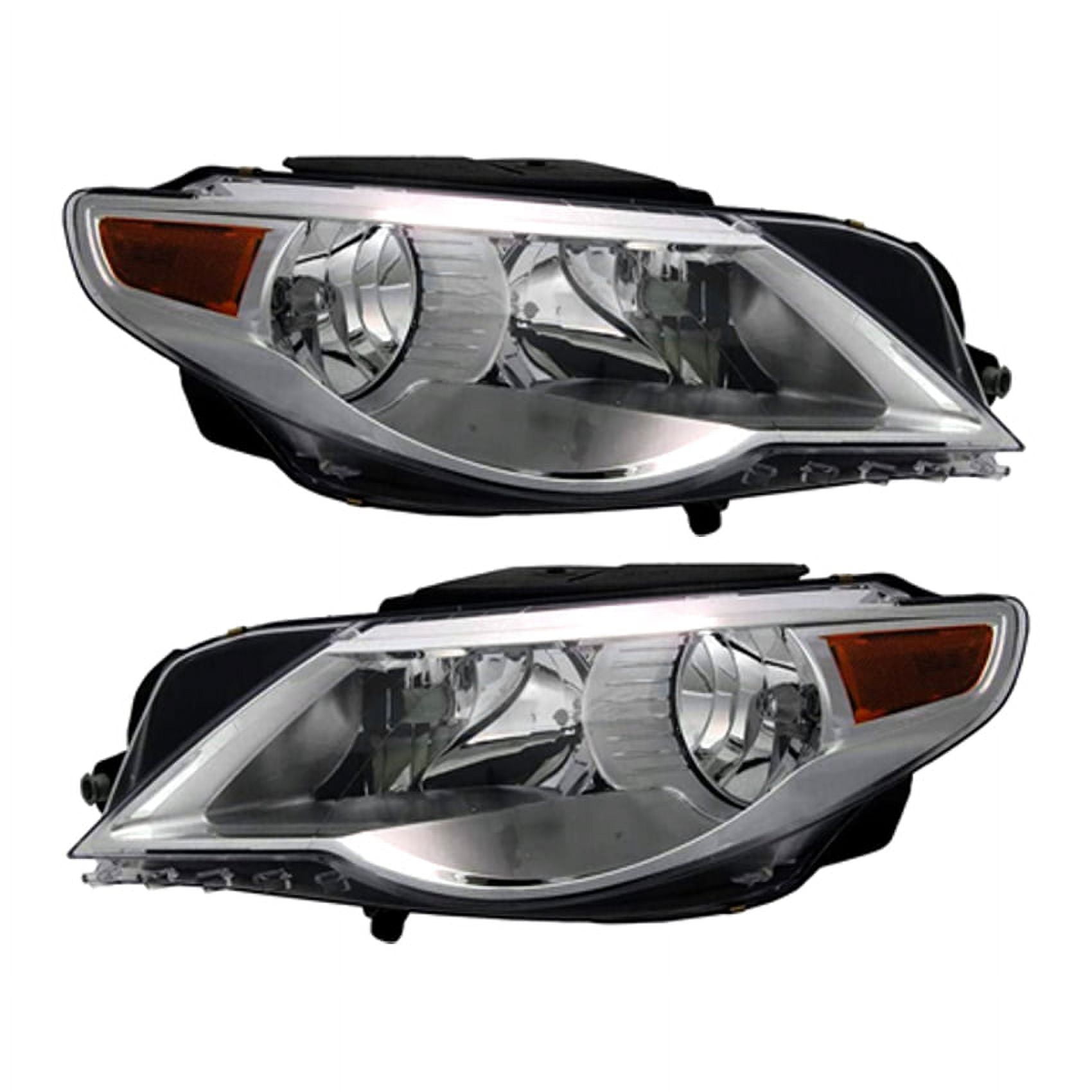 New Pair Of Halogen Headlights Compatible With Volkswagen Highline ...