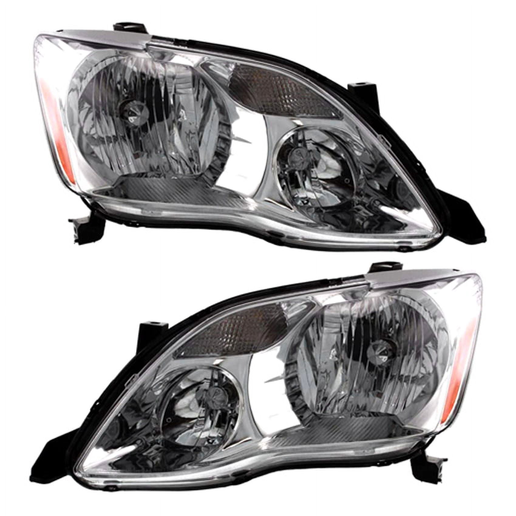 New Pair Of Headlight Compatible With Toyota Tundra Sr5 Crew Cab Pickup ...