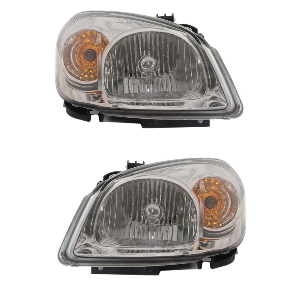 New Pair Of Headlights Compatible With Chevrolet Pontiac Cobalt G5 Base ...