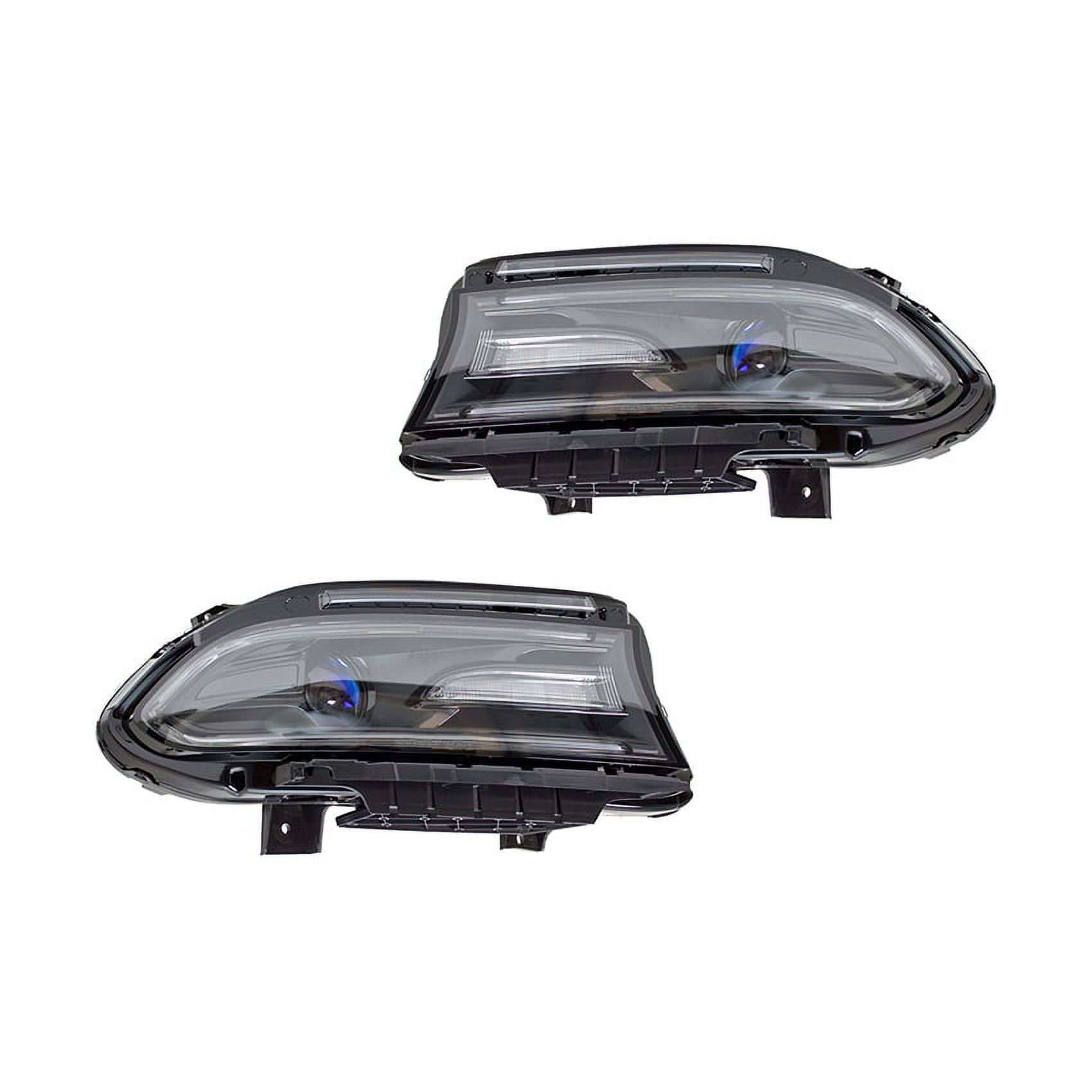 New Pair Of Headlights Compatible With Dodge Charger Daytona Hellcat ...