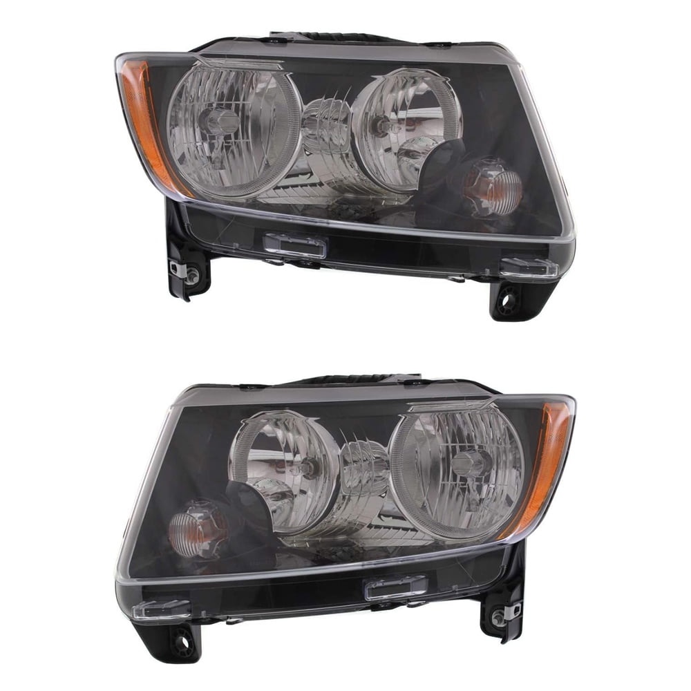 New Pair Headlights Compatible With Jeep Compass Trailhawk Sport ...