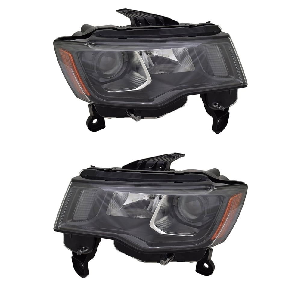 New Pair Of Headlights Compatible With Jeep Grand Cherokee L Summit ...