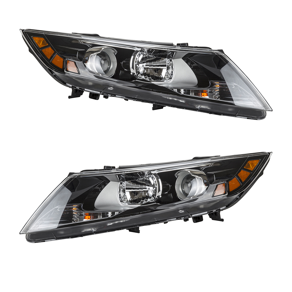 New Pair Of Headlights Compatible With Kia Optima Ex Sedan 4-Door 2.0L ...