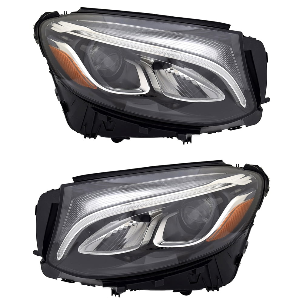 New Pair Of Headlights Compatible With Mercedes-Benz Glc300 Base 4-Door ...