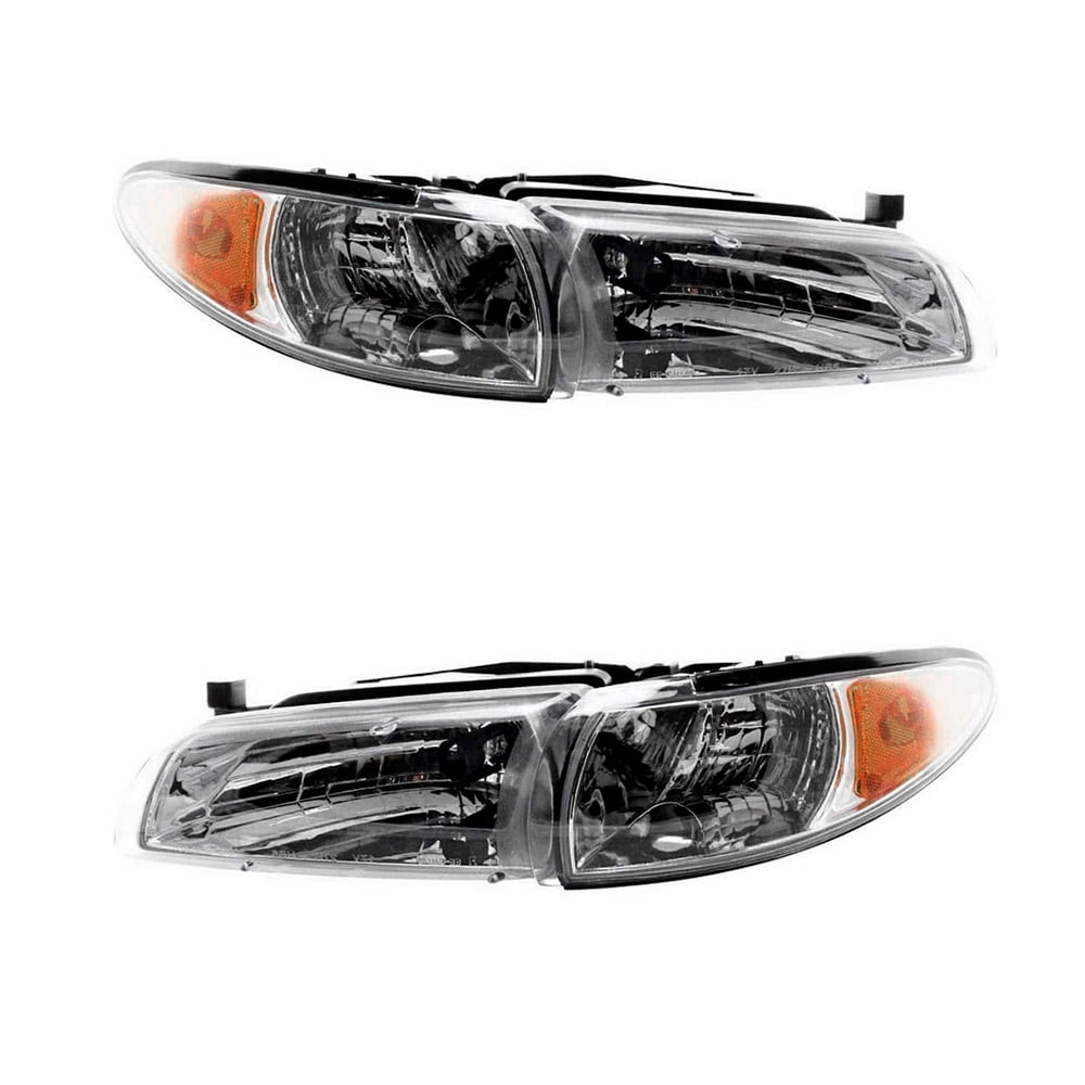 New Pair Of Headlights Compatible With Pontiac Grand Prix GT GTP SE ...