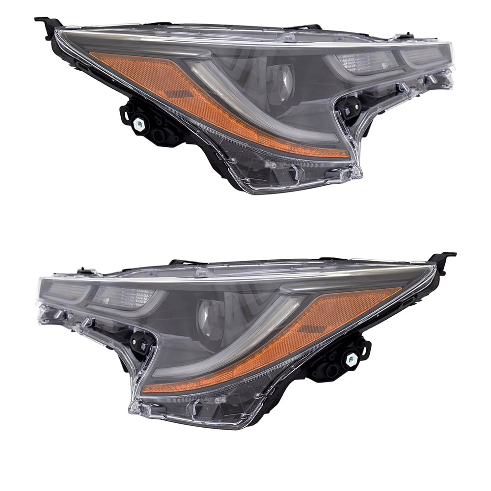 New Pair Of Headlights Compatible With Toyota Corolla Xse Apex Sedan 4 ...