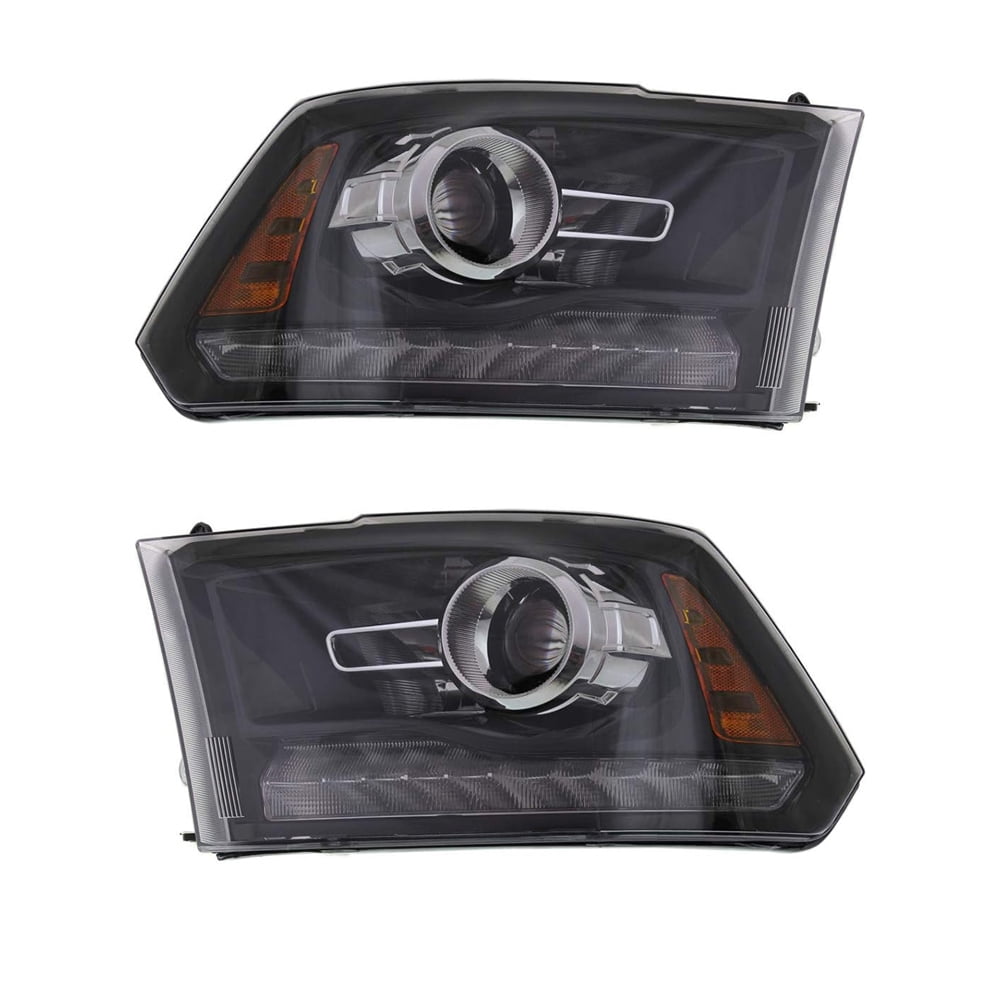 New Pair Headlights Compatible With Ram 2500 Lone Star Crew Cab 5.7L 6 ...