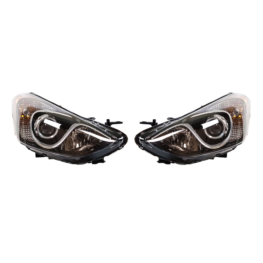 New Pair Headlights Fits Hyundai Elantra Gt 2013-2016 92101-A5050 ...