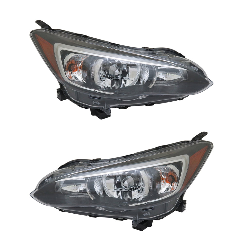 New Pair Of Halogen Headlights Compatible With Subaru Crosstrek Premium ...