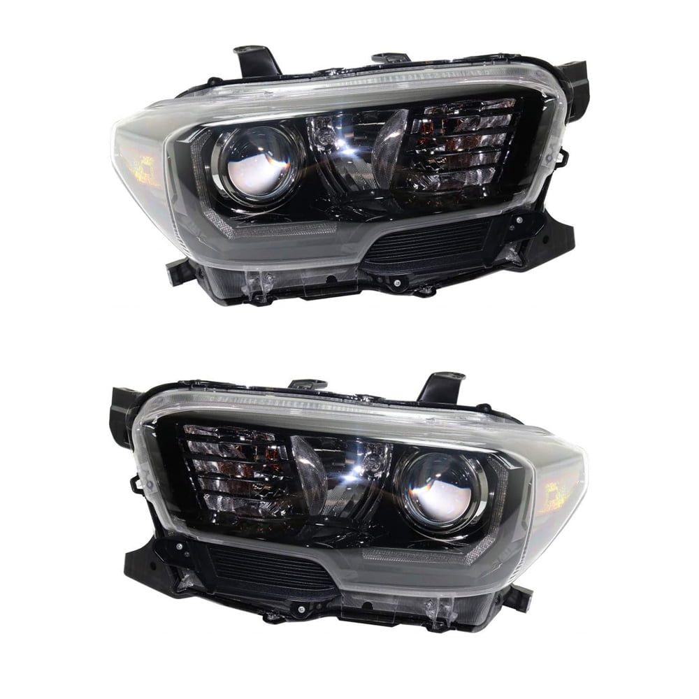 New Pair Of Halogen Headlights Compatible With Toyota Tacoma Trd Sport ...