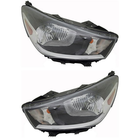 New Pair Of Headlight Fits Kia Rio Ex Sedan1.6L 2018-2020 92102H9000 ...