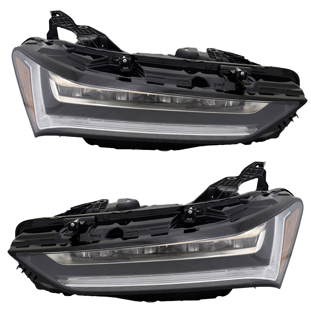New Pair Of Headlights Compatible With Acura Tlx Base Sedan 4-Door 2.0L 2021 2022 By Part ...