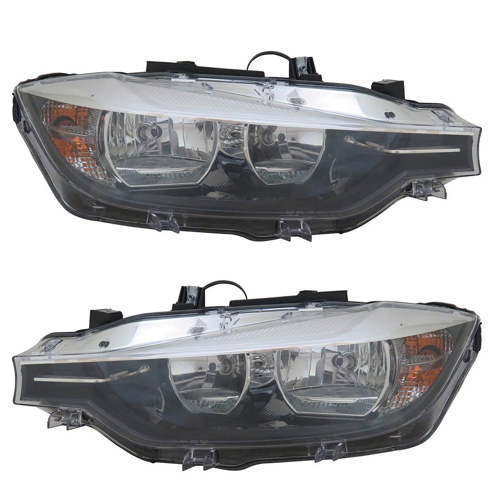 New Pair Of Headlights Compatible With Bmw 330I M Sport Sedan 4-Door ...