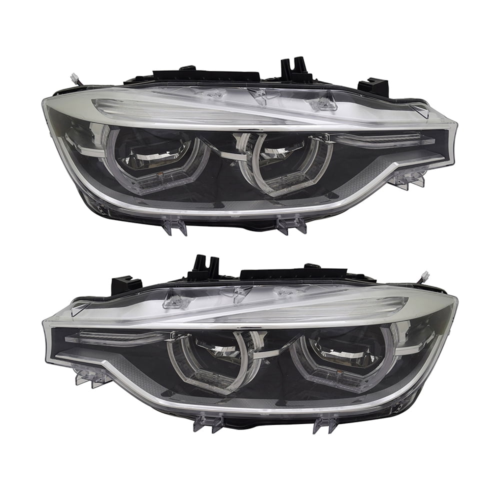 New Pair Of Headlights Compatible With Bmw 340I Base Sedan 4-Door 2016 ...