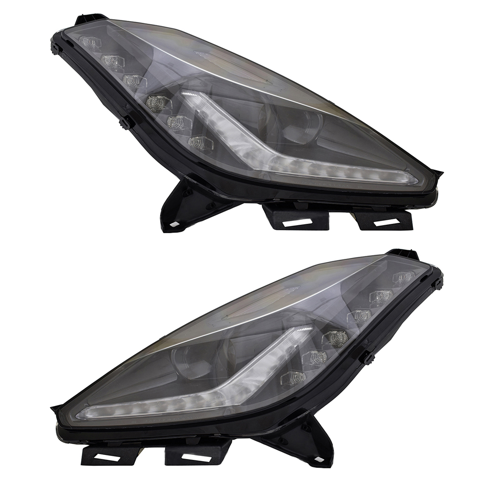 New Pair Of Headlights Compatible With Chevrolet Corvette Stingray ...