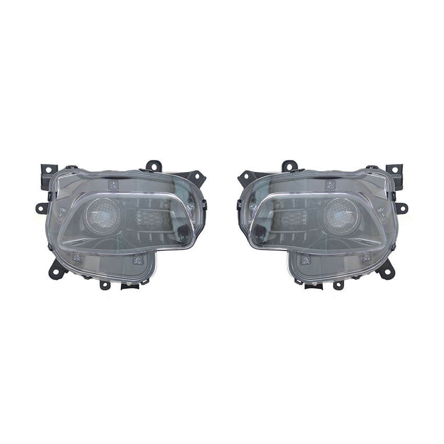 New Pair Of Headlights Compatible With Chrysler Jeep Cherokee Halogen ...