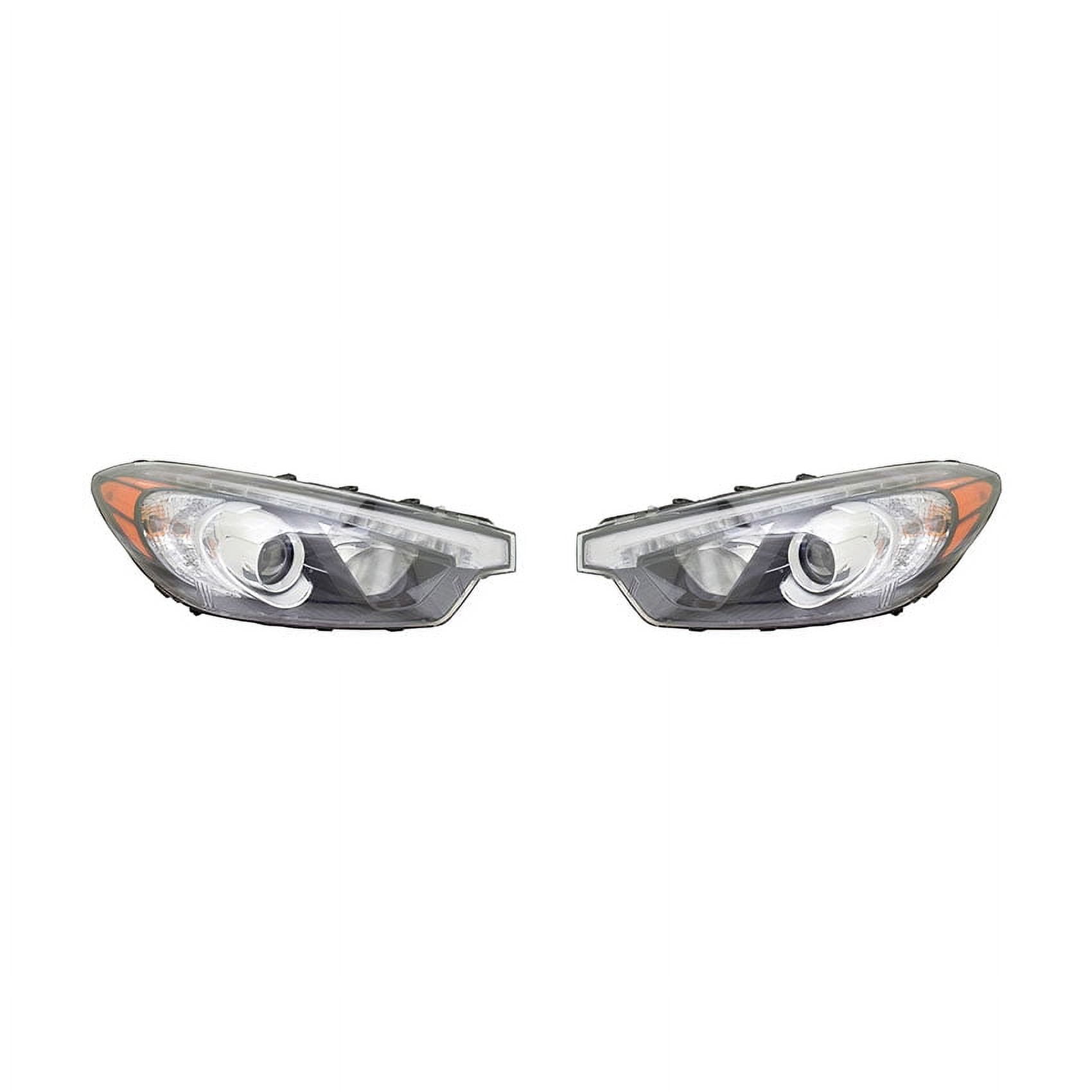 New Pair Of Headlights Compatible With Hyundai KIA Forte 2015 2016 By ...