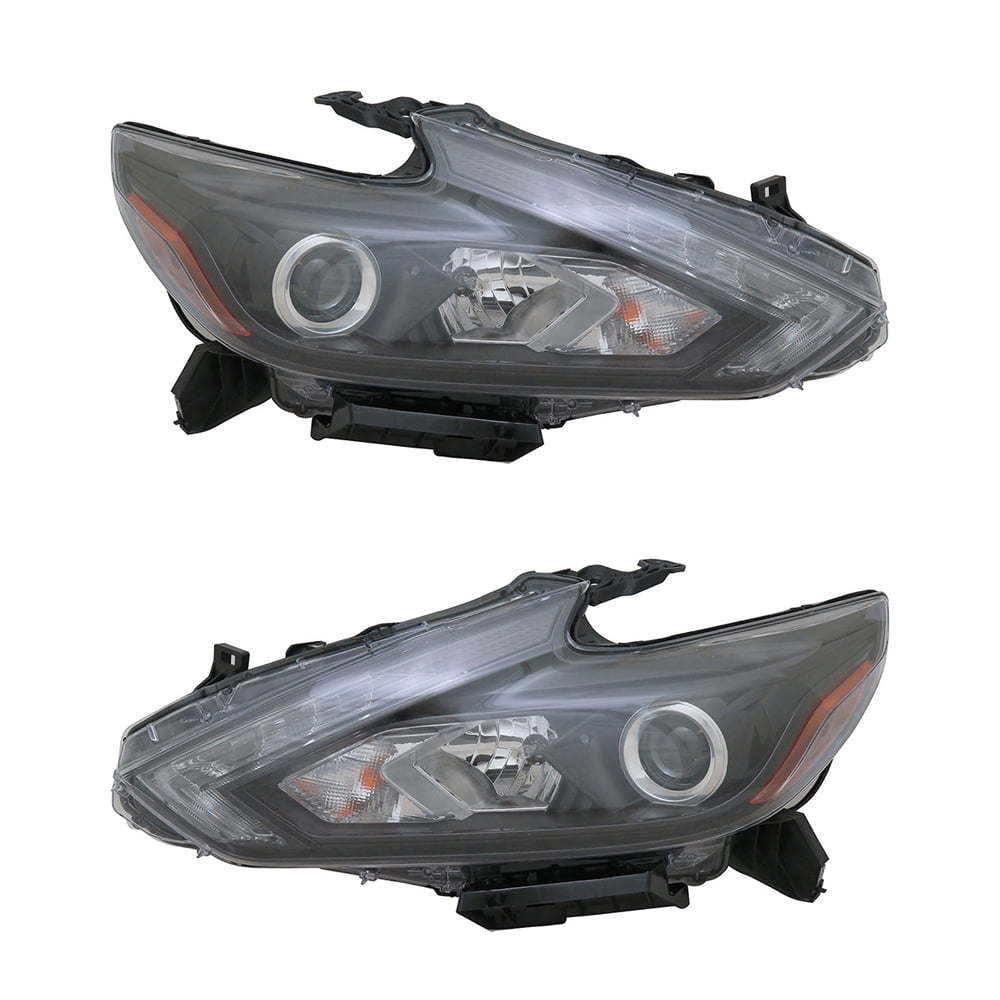 New Pair Of Headlights Compatible With Nissan Altima Sl Sedan 2016 2017 ...